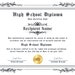 DIY Printable High School Diploma Template Fillable Home - Etsy