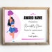 Cheerleading Award Certificate Editable Canva Template - Etsy