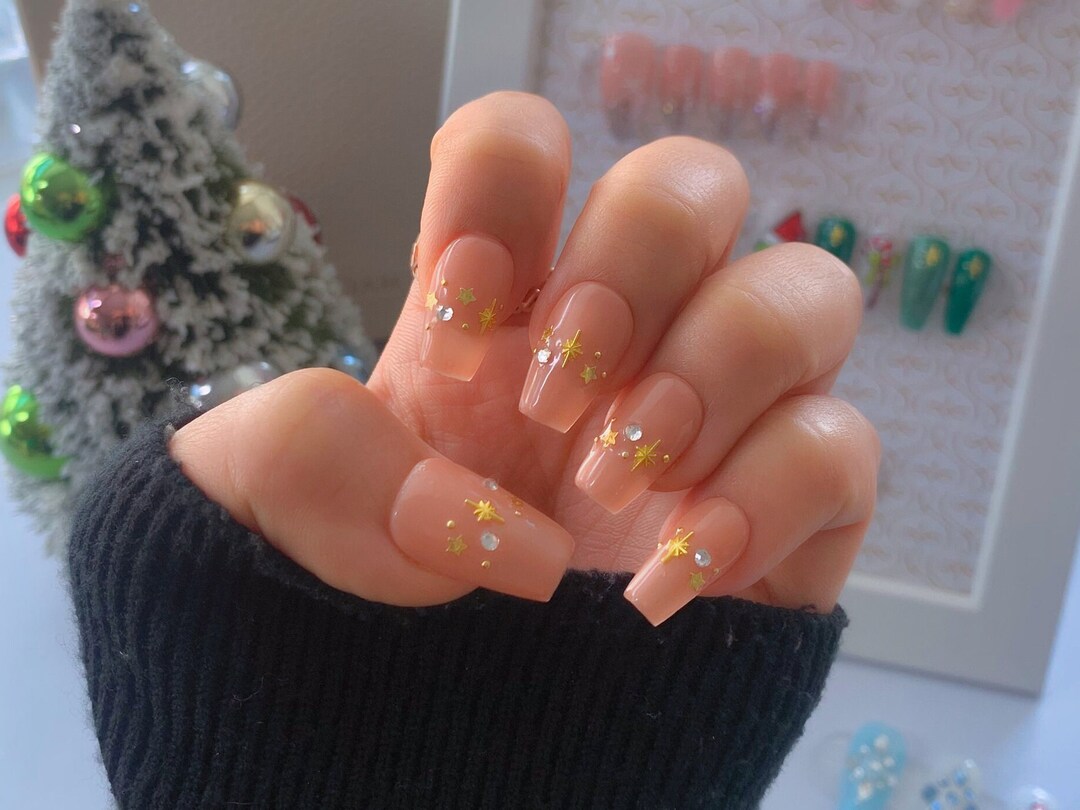 Star Press on Nails | Press on Nailsnails | Simple Nails L High Quality ...