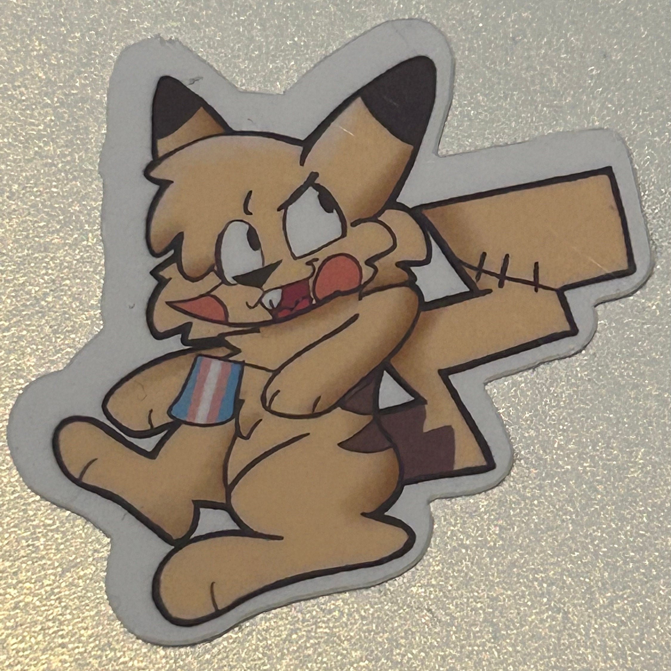 LGBTQ Transgender Pikachu Pride Decal Stickers 3pk - Etsy