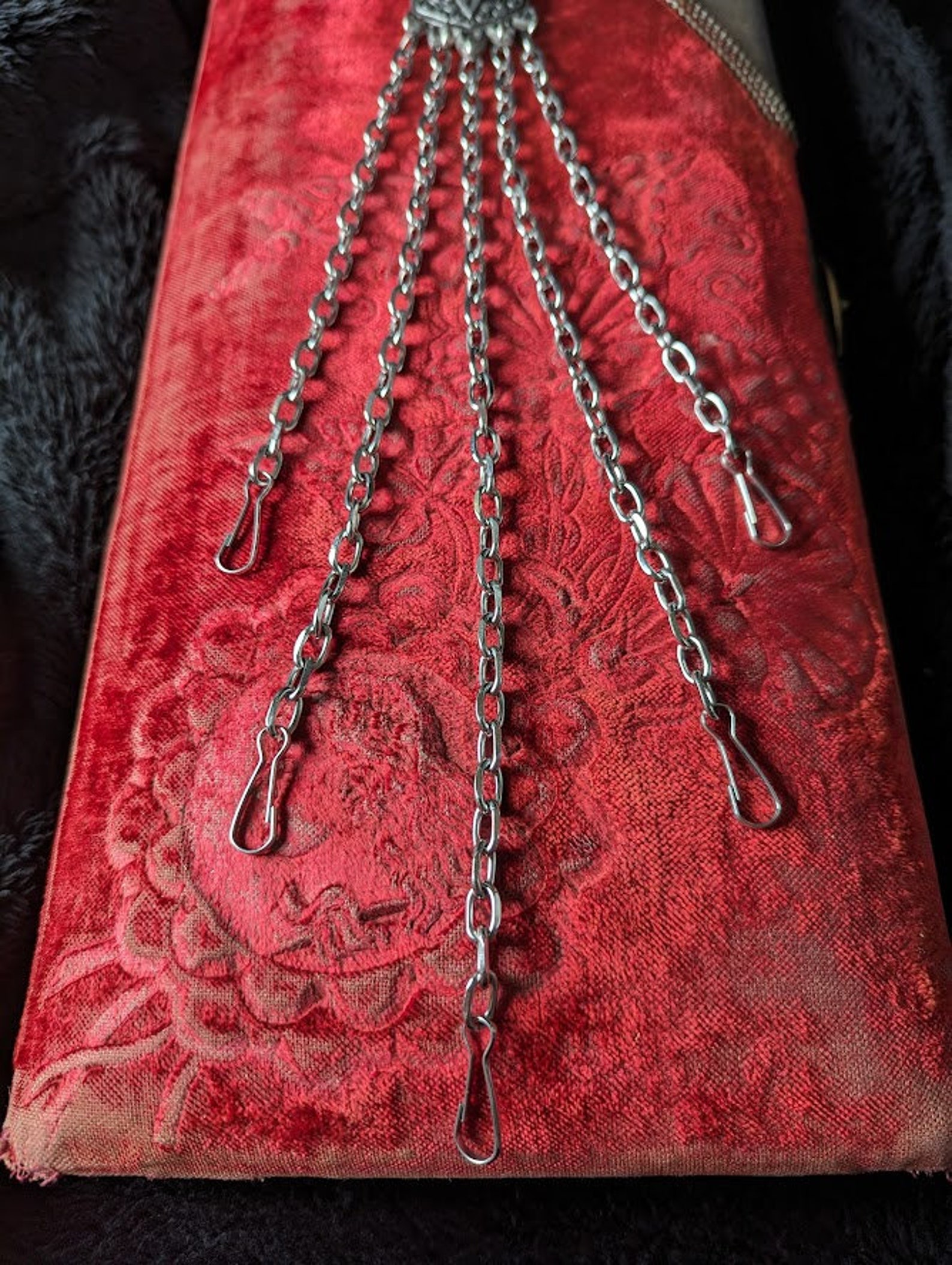 Handcrafted Pewter Sword Chatelaine - Cosplay Sewing Tool Waist Clip - Etsy