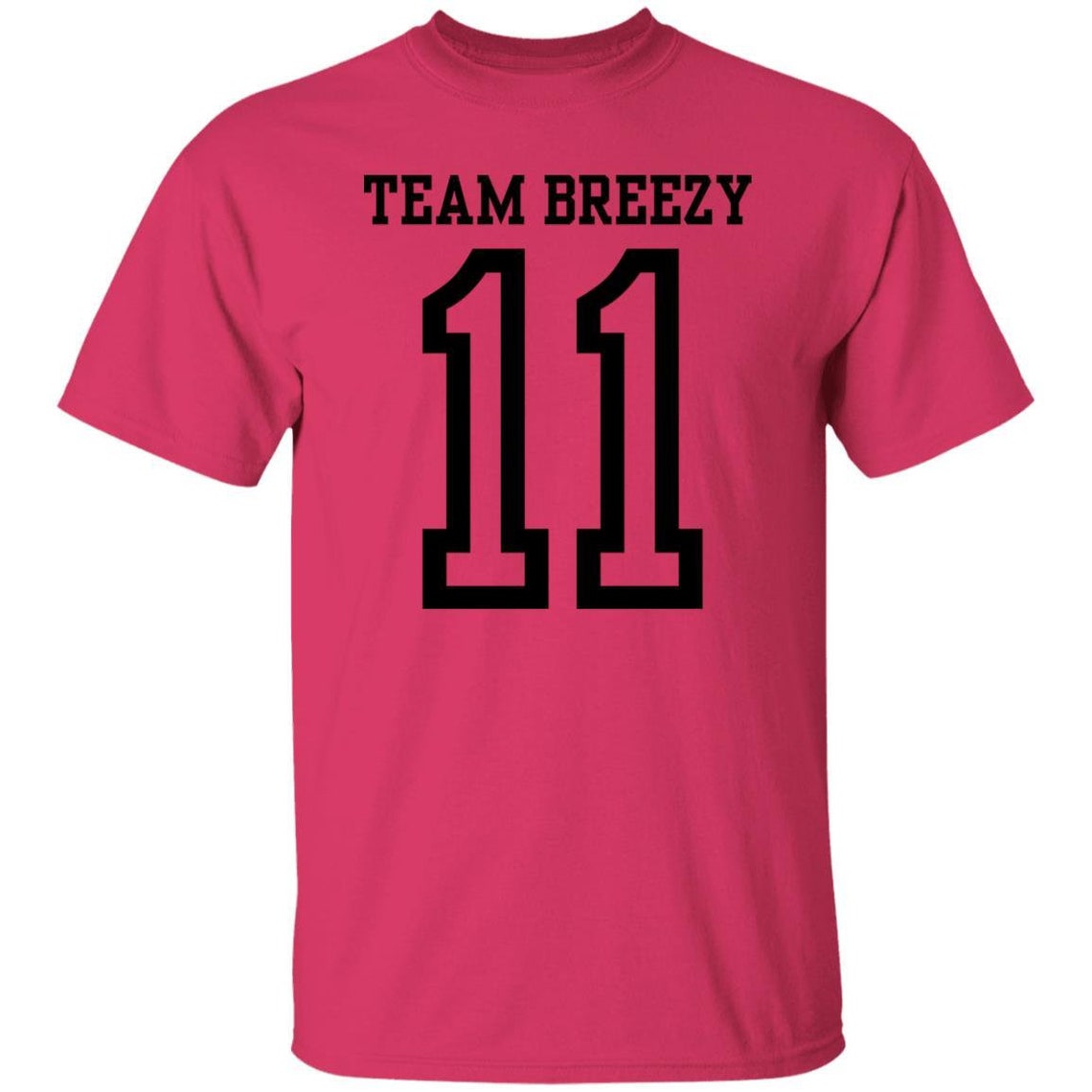Team Breezy T-shirt - Front & Back | Concert Shirt, Breezy Fan Club ...
