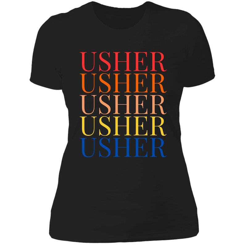 Usher T-shirt Usher Concert Shirt, Usher Fan T-shirt, Usher Lover ...