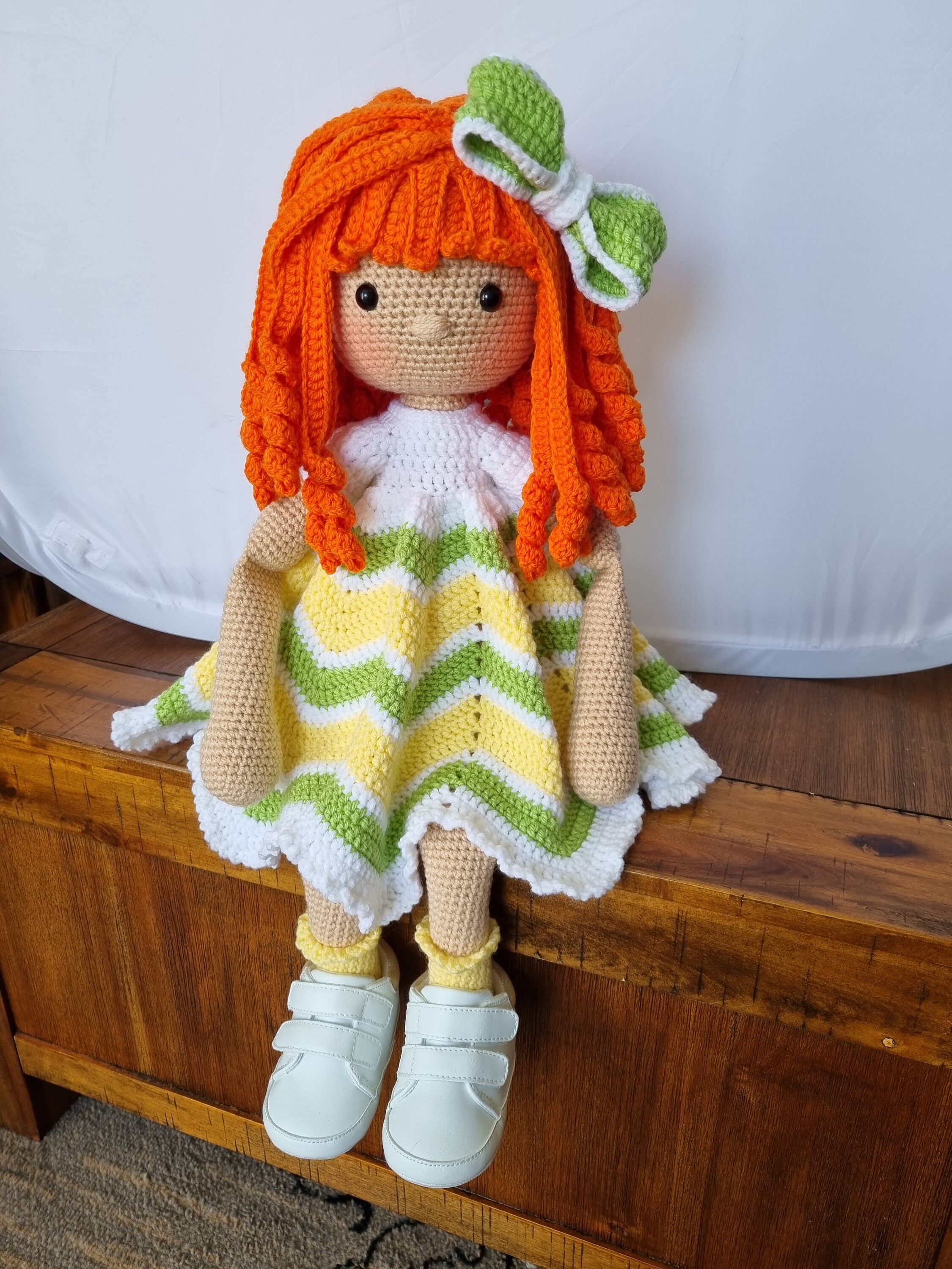 Poppy Doll Crochet Pattern Amigurumi Extra Large - Etsy
