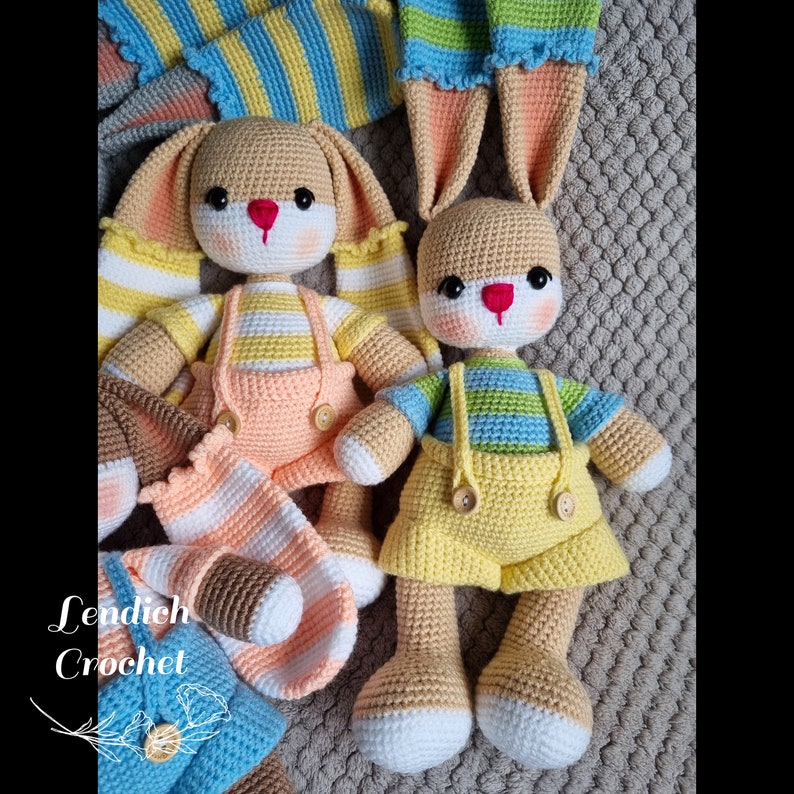 Easter Bunny Rabbit Crochet Pattern Amigurumi - Etsy