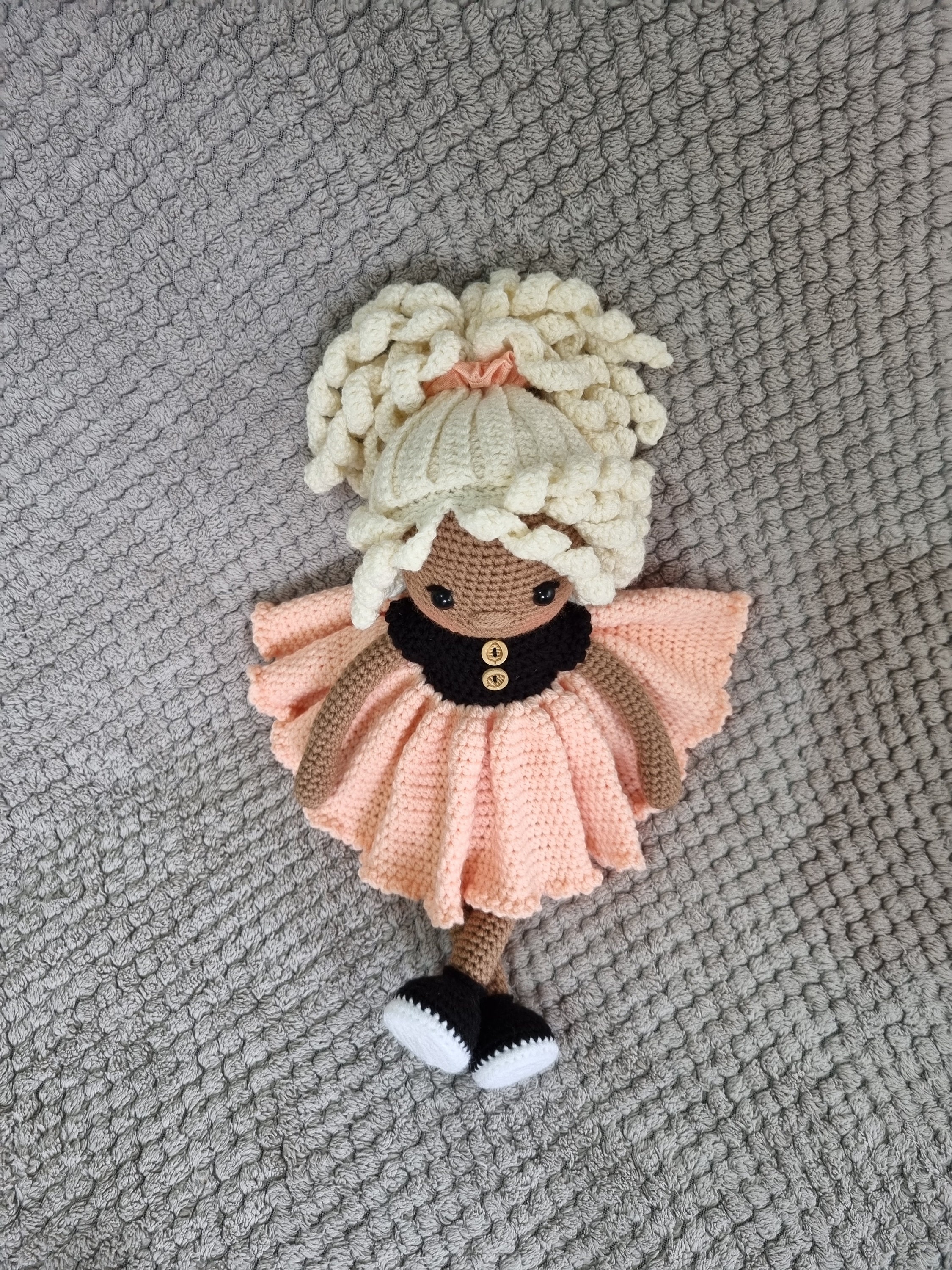 Amigurumi Gracie Doll Crochet Pattern Girl Stuffed Toy Pink Sweet Cute ...