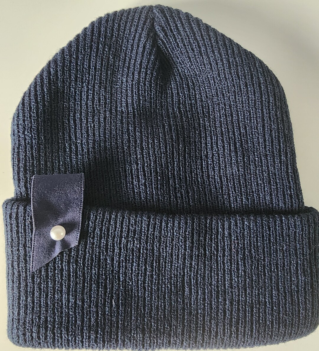 Soft Knit and Made for Comfort This Dark Blue Wool Hat - Etsy