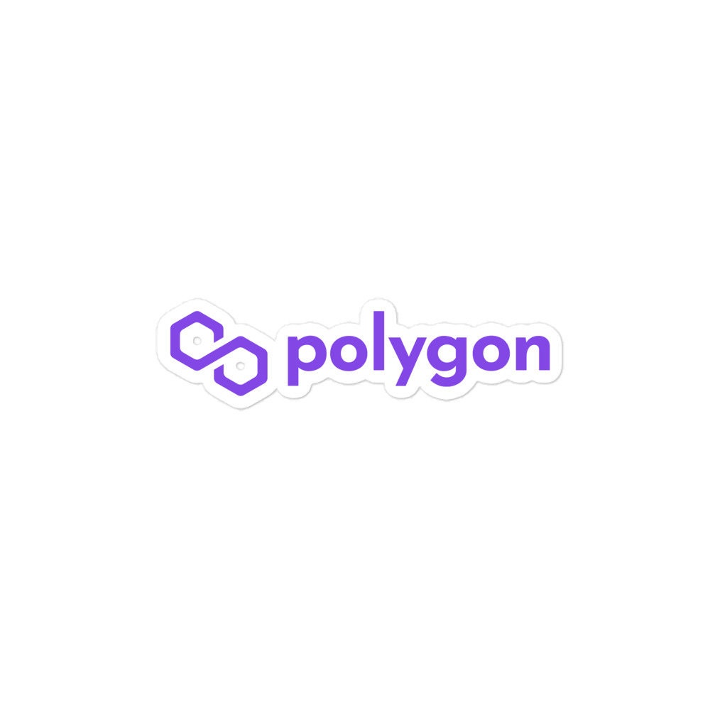Polygon Matic Crypto Logo Stickers - Etsy