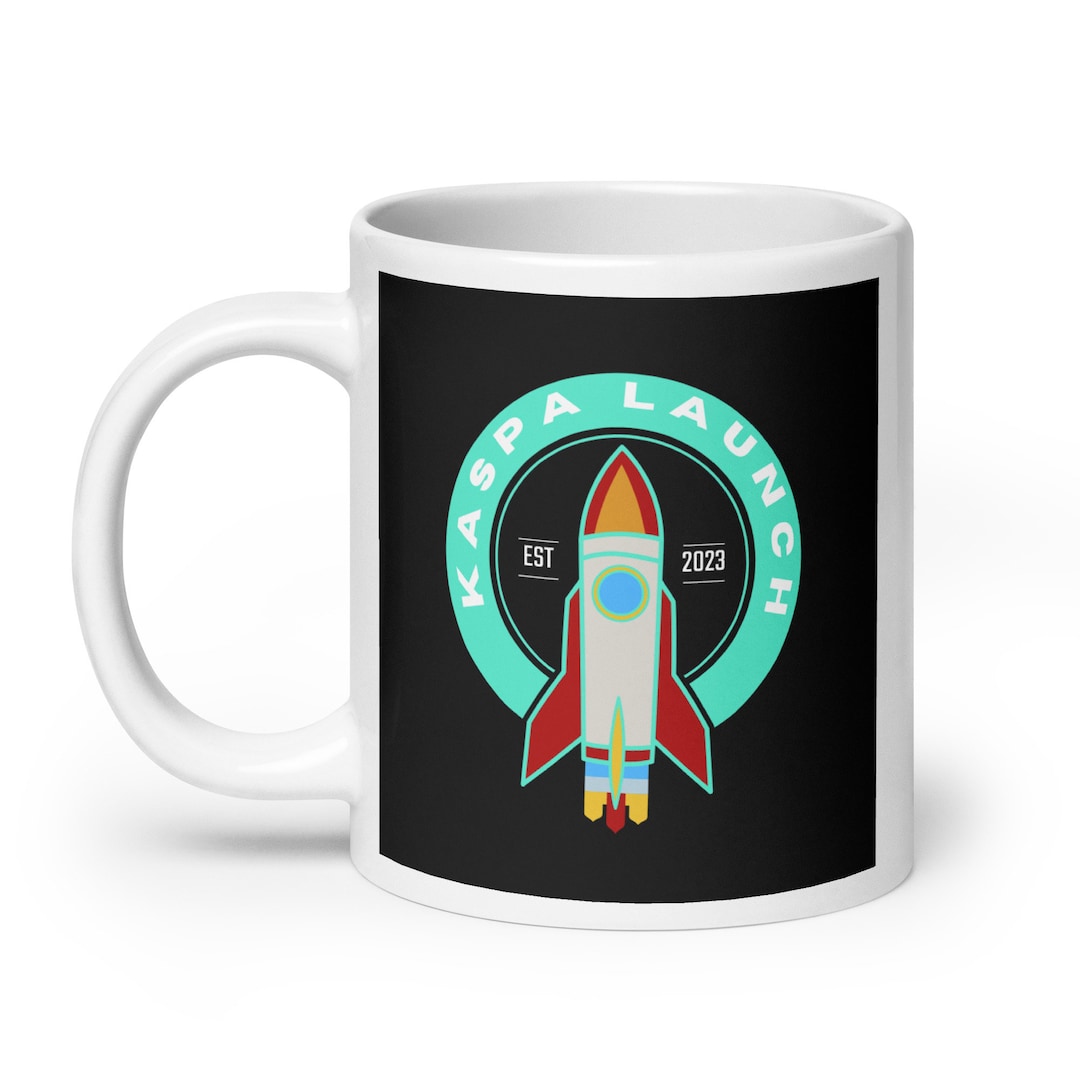KASPA Crypto Rocket Launch Logo - Bitcoin, Ethereum, Altcoin Mugs ...