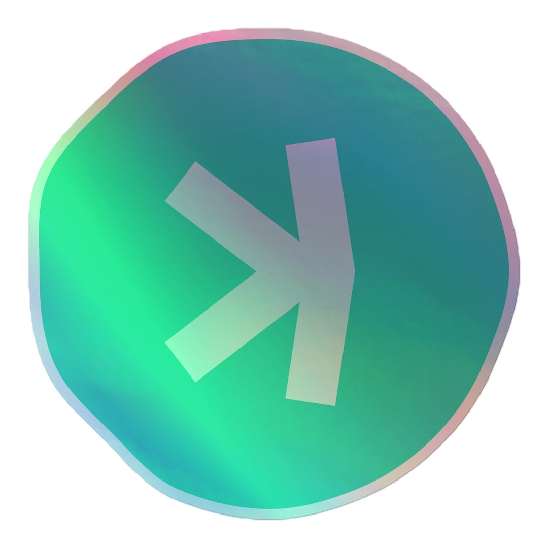 KASPA Crypto Logo Holographic Stickers - Etsy