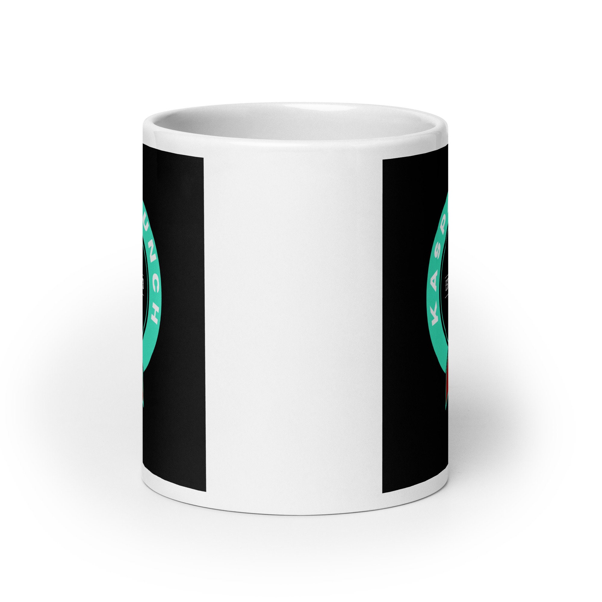 KASPA Crypto Rocket Launch Logo Bitcoin, Ethereum, Altcoin Mugs white ...