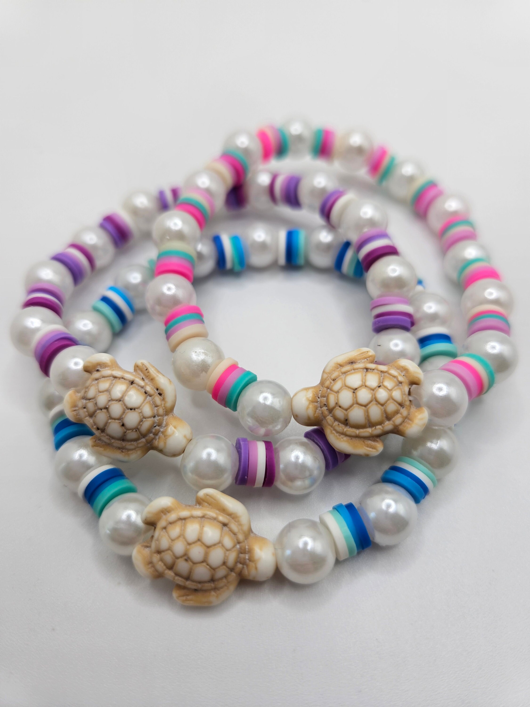 Turtle Pearl Bracelet - Etsy