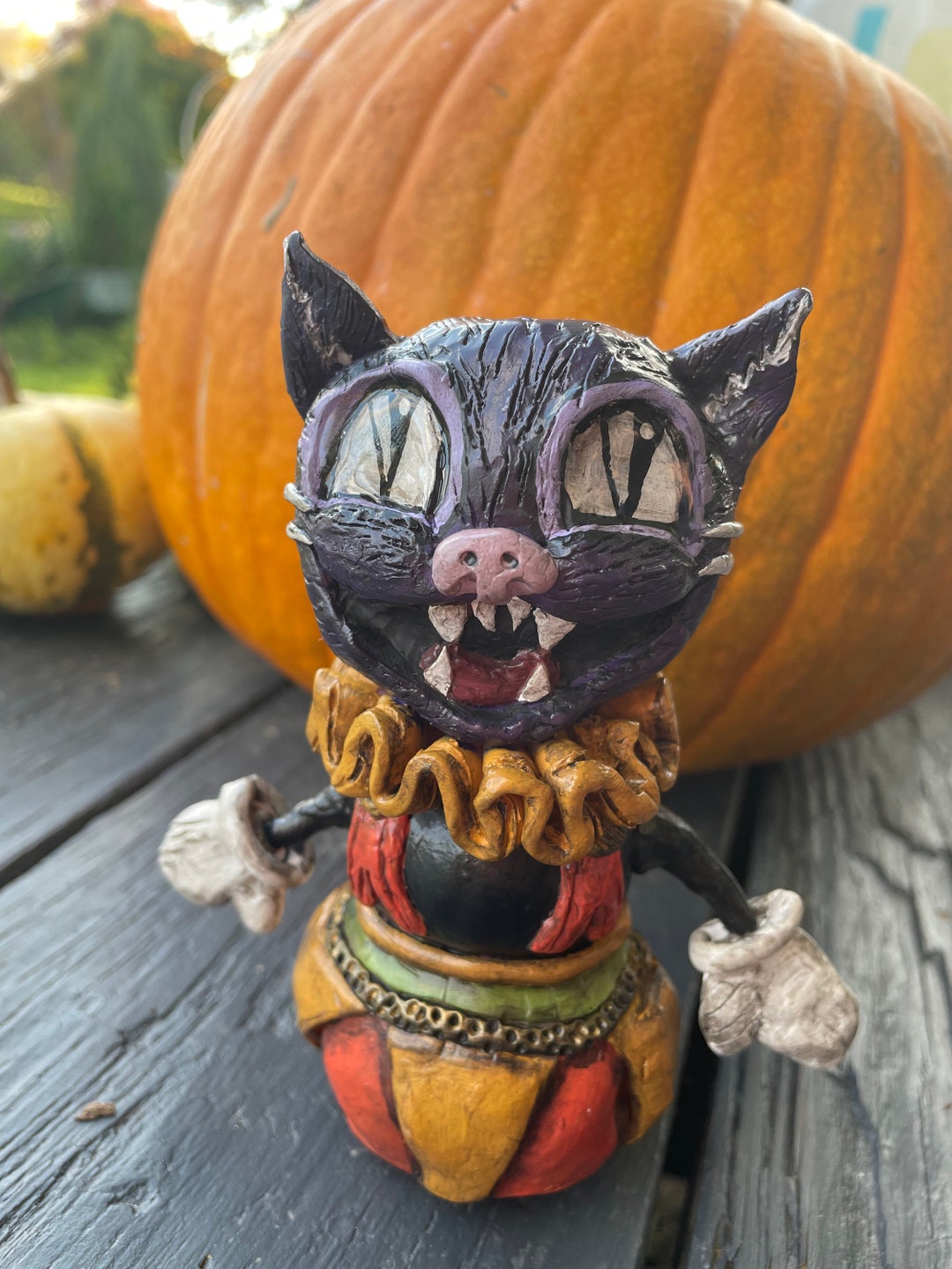 Purple Kitty Cat Clown - Etsy