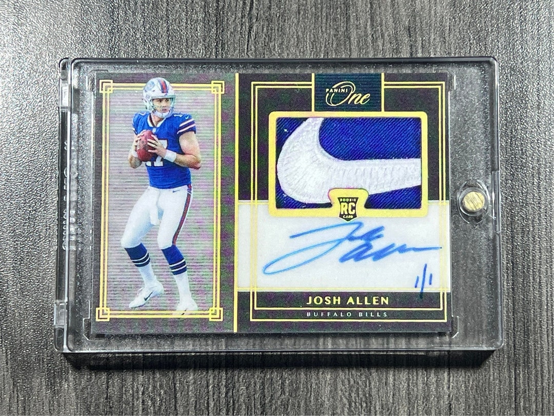 Josh Allen 2018 Rookie Auto Patch Swoosh Check 1/1 Card 31 RC RPA ...