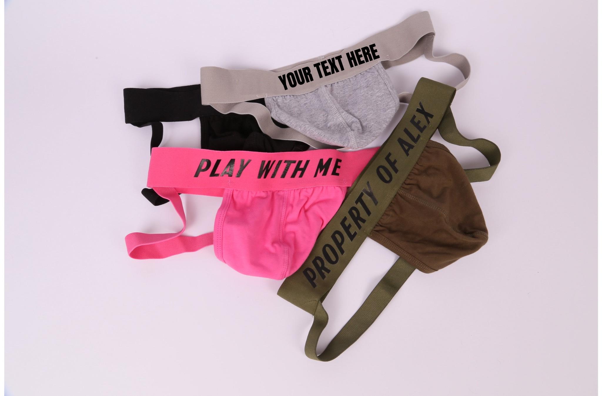 Custom Jockstrap Underwear for Men Lgbt Gift Clubbing Underwear ...