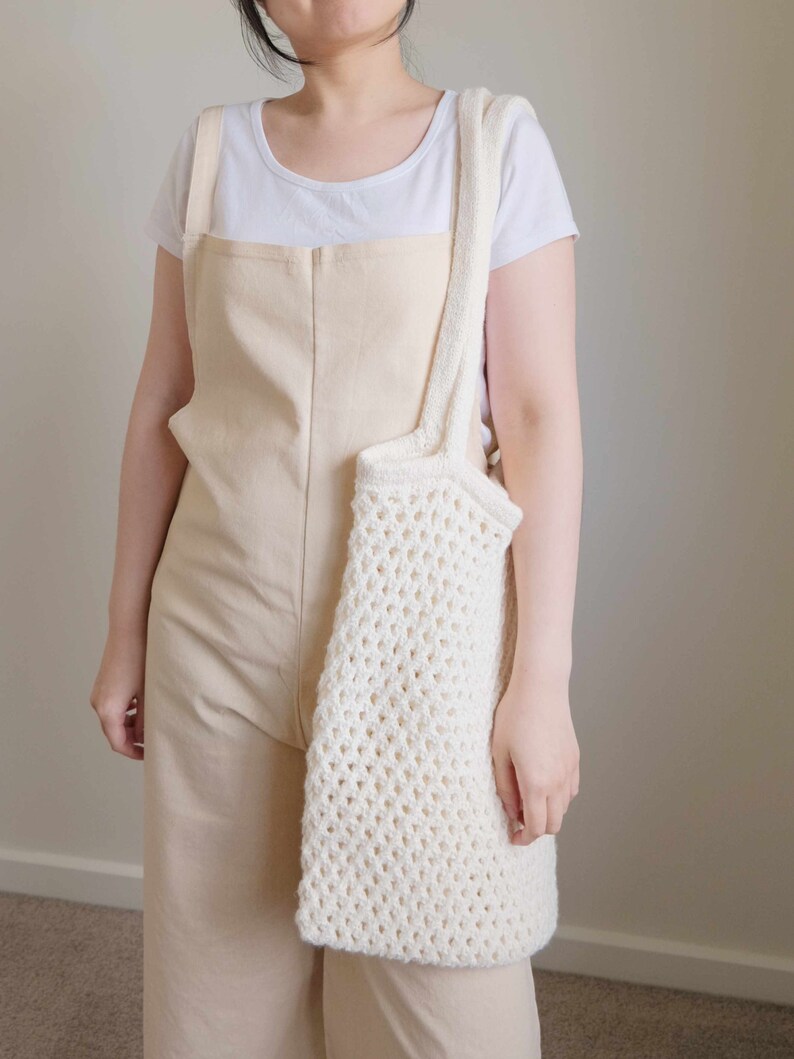 Waffle Bag Downloadable Knitting Pattern Weave Bag Bag Knitting and ...