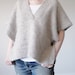 Knitting Pattern | V-neck Vest, Easy Modern Vest, Oversize Cozy Vest ...
