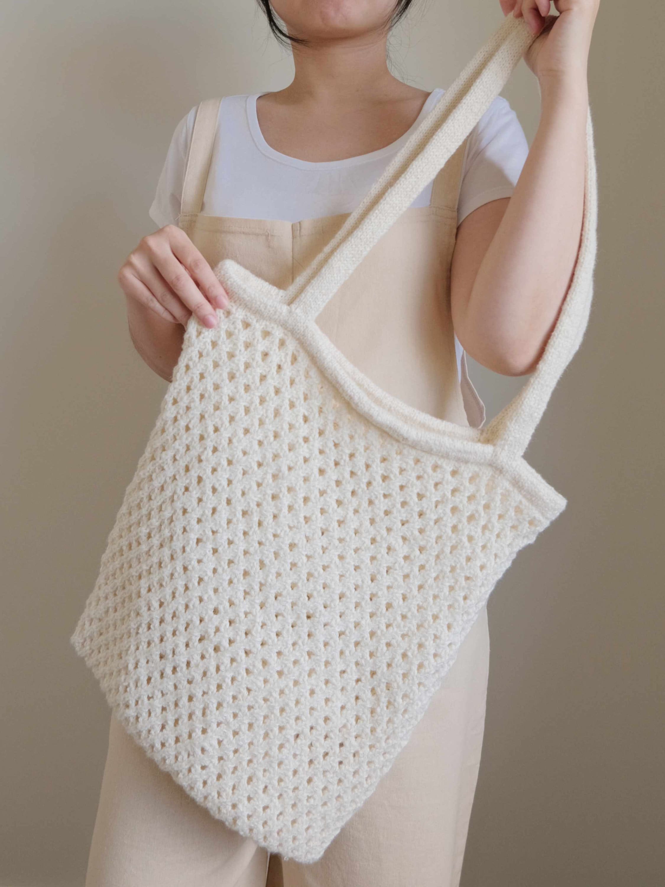 Waffle Bag | | Downloadable Knitting Pattern | Weave Bag | Bag ...