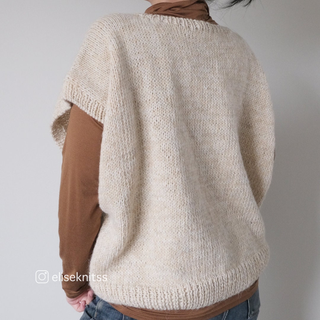 Ava Vest | Downloadable Knitting Pattern | Knitwear Women | Easy ...