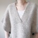 Knitting Pattern | V-neck Vest, Easy Modern Vest, Oversize Cozy Vest ...