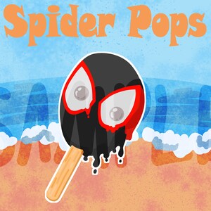 Popsicle Stickers | Spider-man: Across the Spider-verse - Etsy