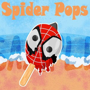 Popsicle Stickers | Spider-man: Across the Spider-verse - Etsy