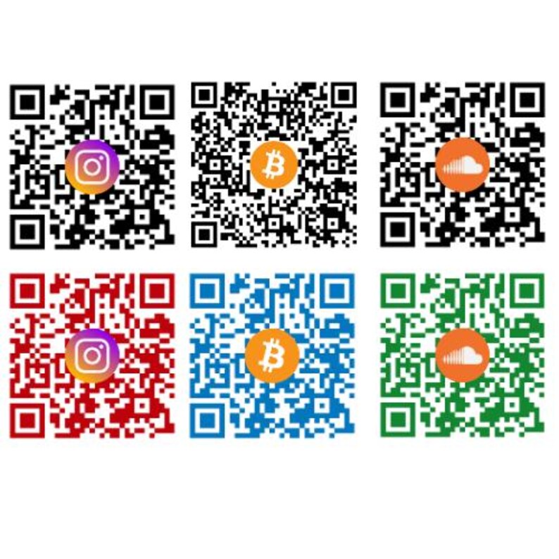 Instant QR Code With Your Logo & Colors | Upload Image | Printable SVG ...