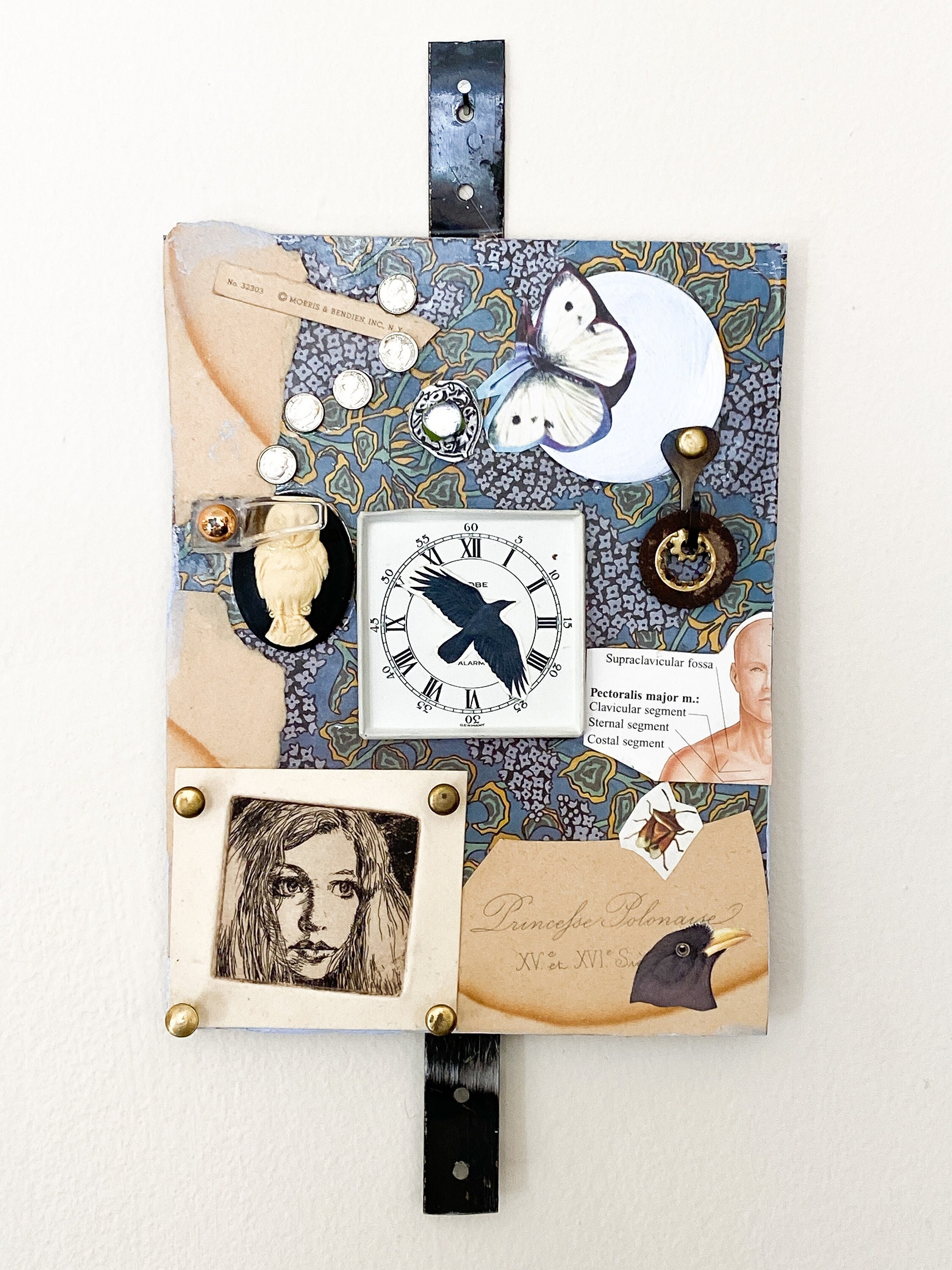 Assemblage Altered Art Multi-media Collage Picture Wall Hanging - Etsy