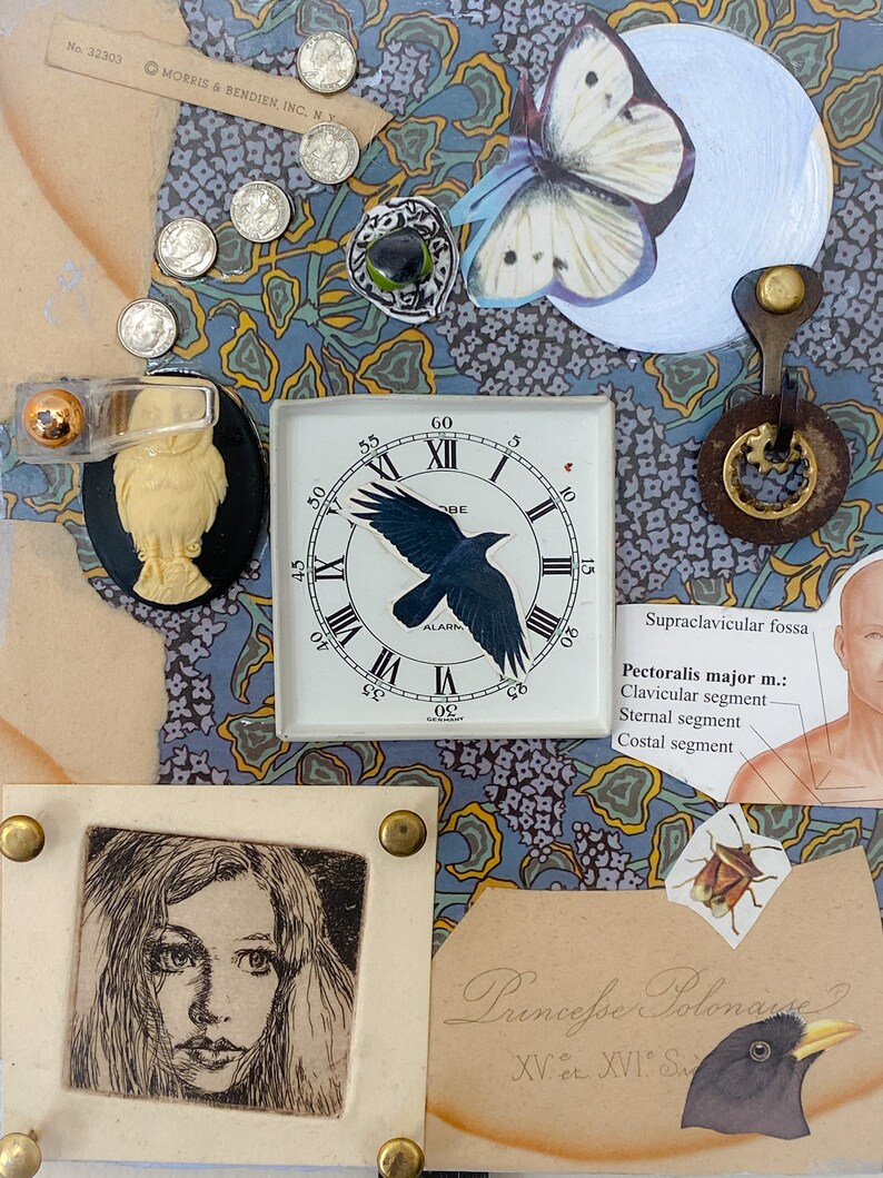 Assemblage Altered Art Multi-media Collage Picture Wall Hanging - Etsy