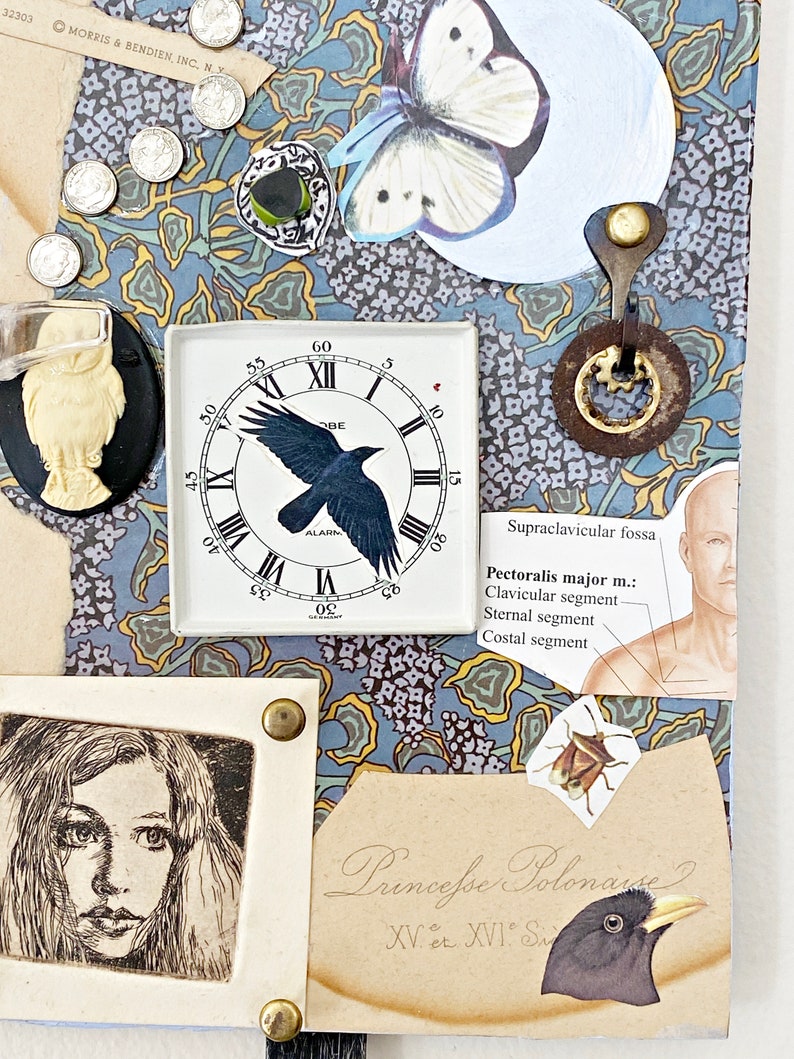 Assemblage Altered Art Multi-media Collage Picture Wall Hanging - Etsy