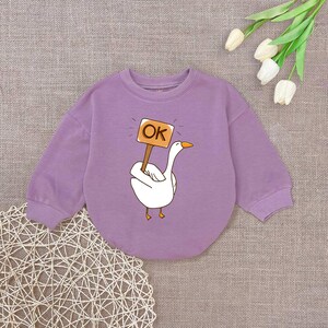 Goose Cute Duck Baby Romper, Silly Goose Shirt, Baby Shower Gift ...