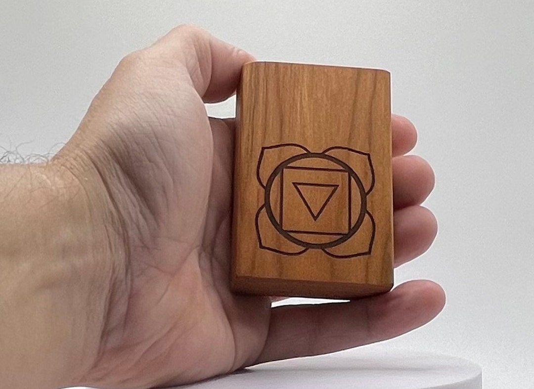 Small Cherry One Hitter With Sacral Chakra Laser Engraved on the Front ...