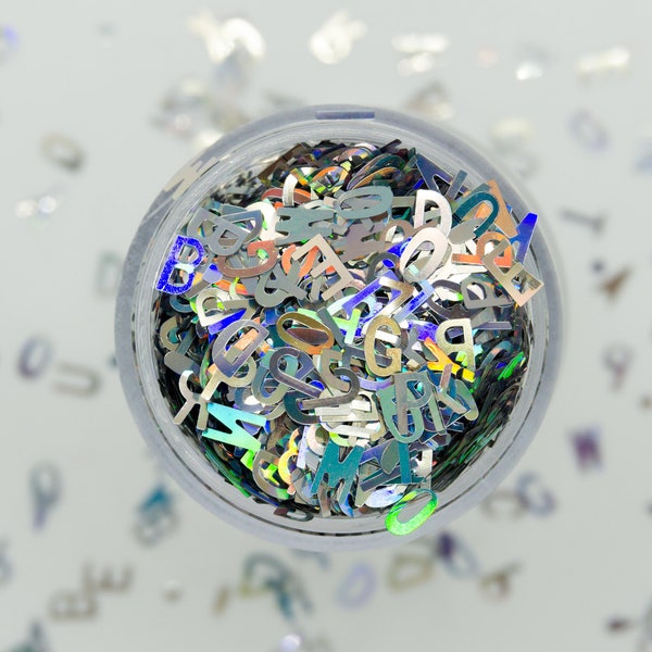 Confetti Letter - Etsy