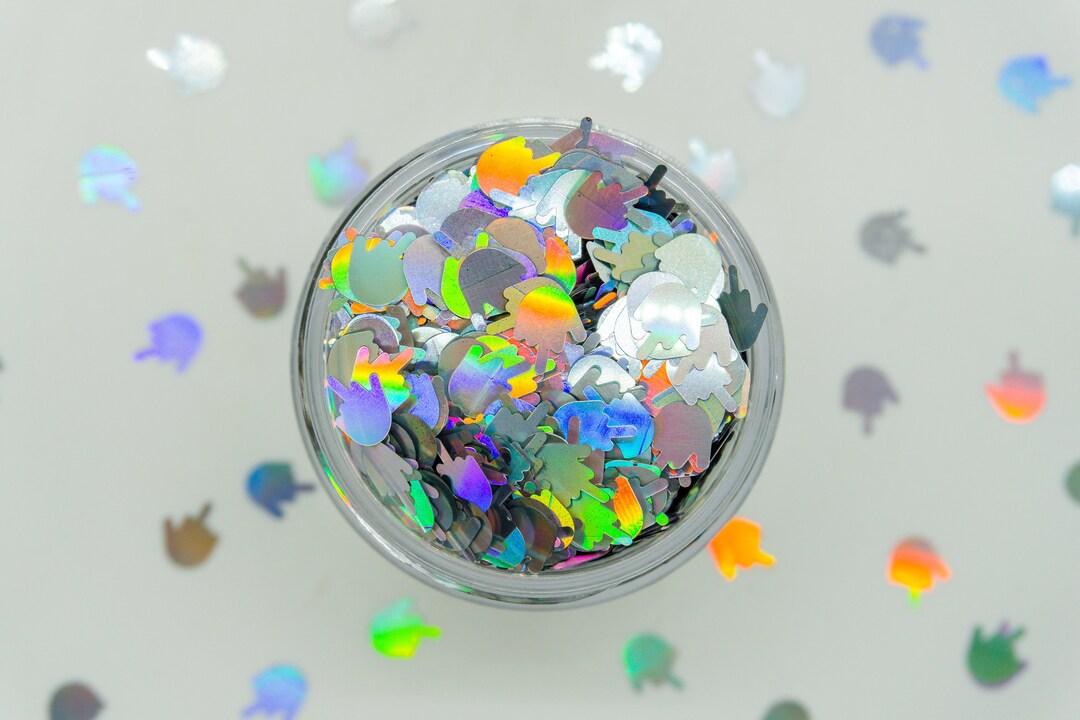 Middle Finger Holographic Confetti - Etsy