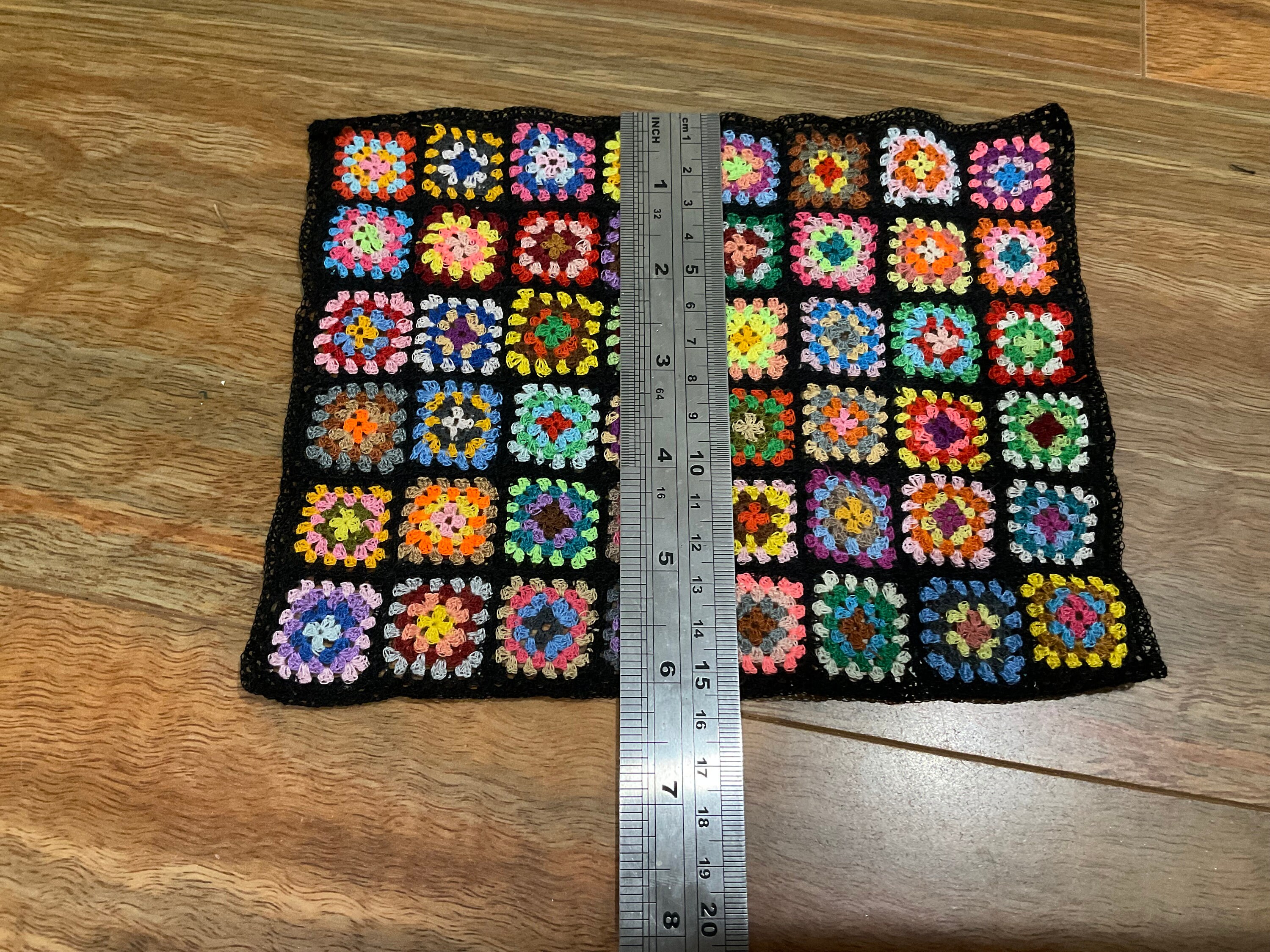 Crochet Granny Square Blanket - Etsy