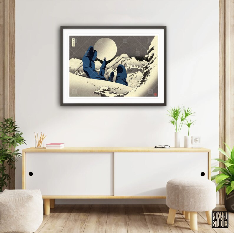 Evangelion Angel TABRIS KAWORU Painting Poster Ukiyo-e Printable ...