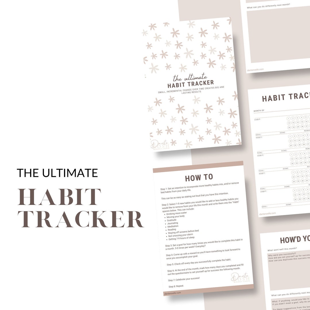 The Ultimate Habit Tracker - Etsy