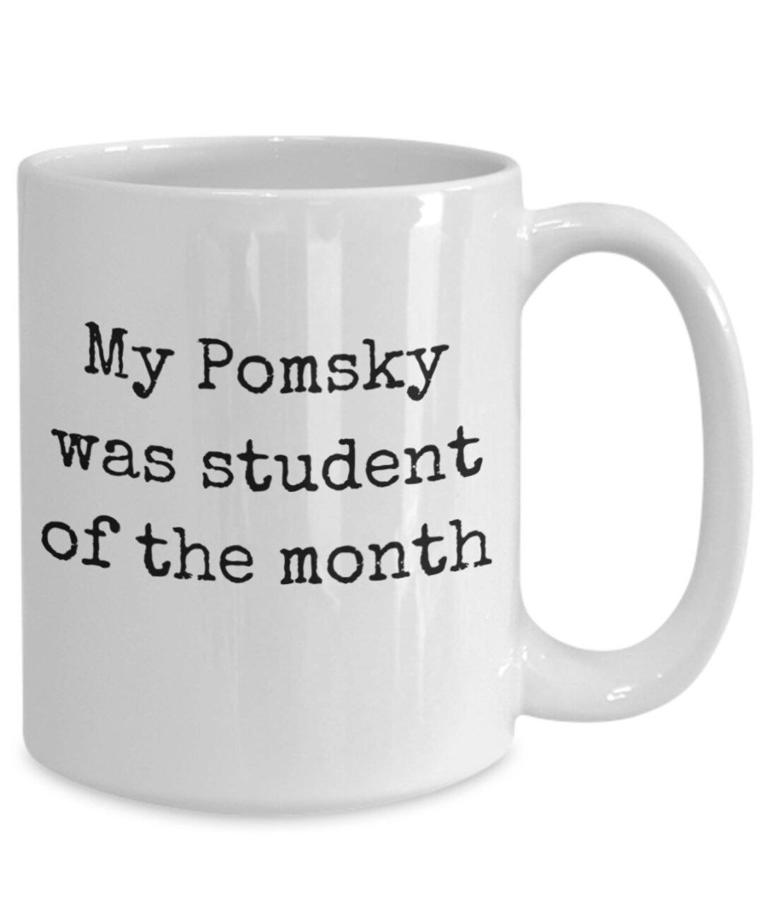 Pomsky Mug, Pomsky Coffee Cup, Pomsky Gift Idea, Funny Pomsky, Pomsky ...
