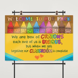 Crayons Poster Digital ,welcome to Our Pack We Are A Box of Crayons ...