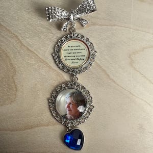 Personalized Memorial Graduation Photo Brooch Pin - Grad Gown Memorial ...