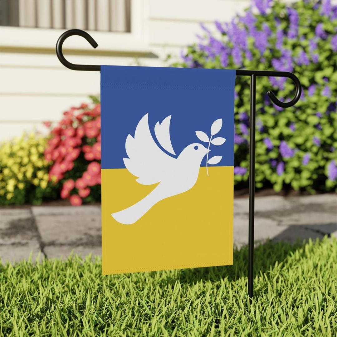 Ukraine Garden Flag, Support Ukraine Yard Banner, Ukrainian House Flag ...