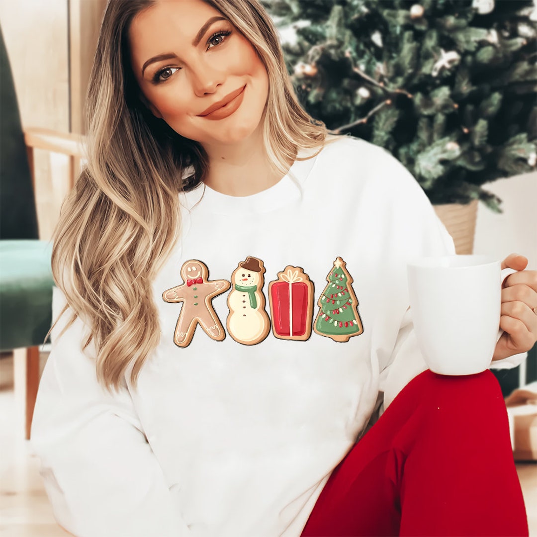 Gingerbread Cookies Sweatshirt Christmas Shirt Christmas - Etsy