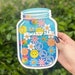 Personalized Flowers Reward Jar, Back to School Gift, Magnetic Reward ...