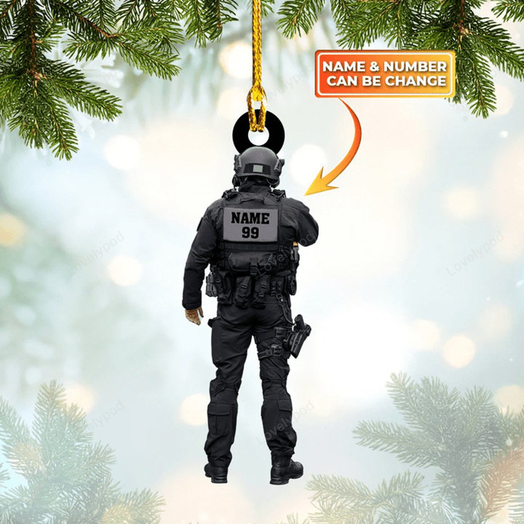 Personalized Police Christmas Ornament 2023, Police Keepsake, Police ...