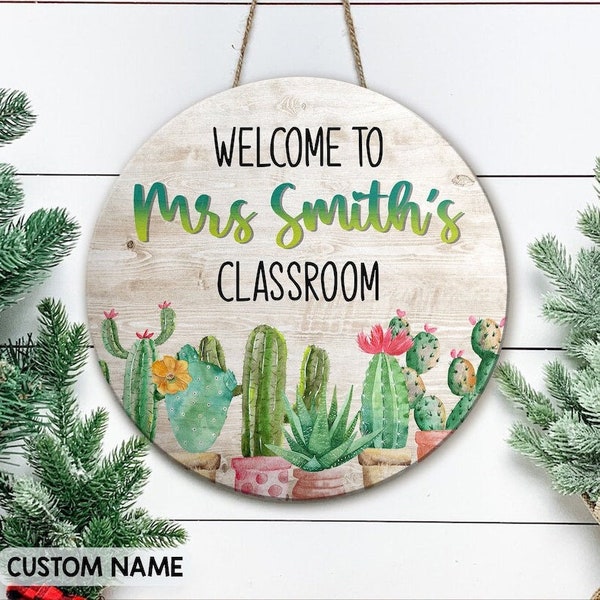 Teacher Sign Succulent - Etsy