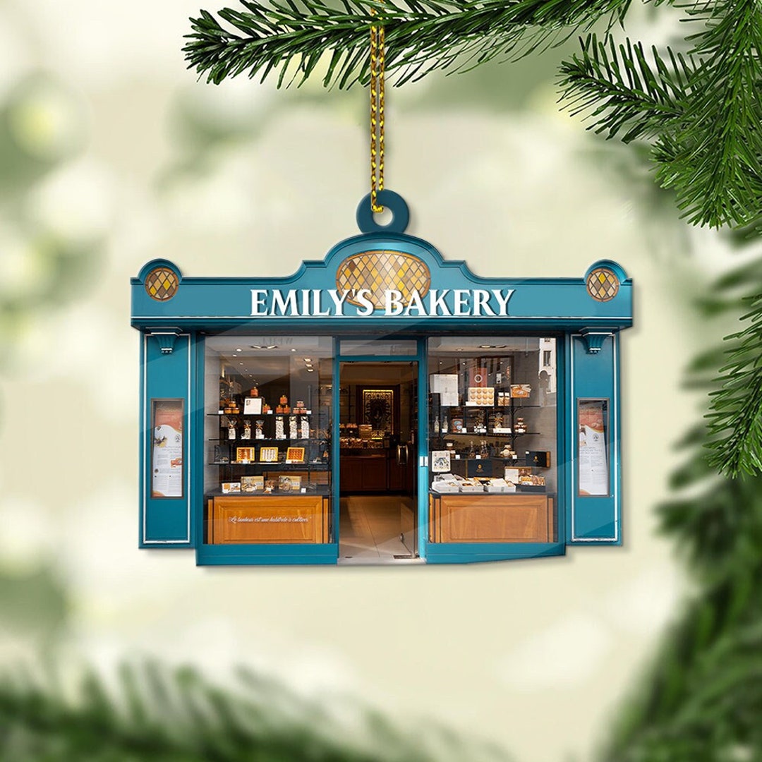 Personalized Bakery Christmas Ornament , Bakery Keepsake, Gift for ...