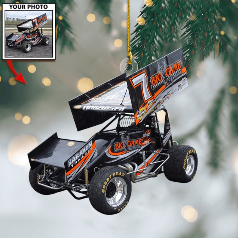 Race Car Ornament - Etsy