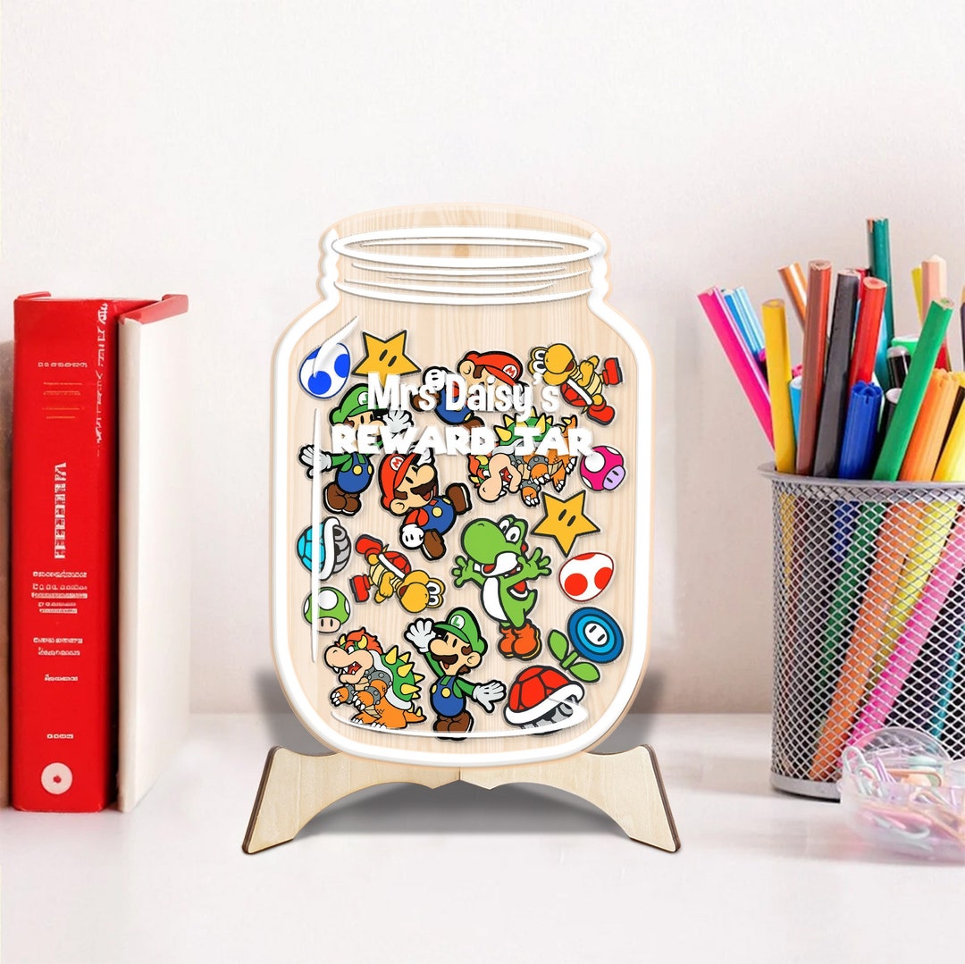 Personalized Reward Jar for Kids, Games Jar, Back to School Gift ...