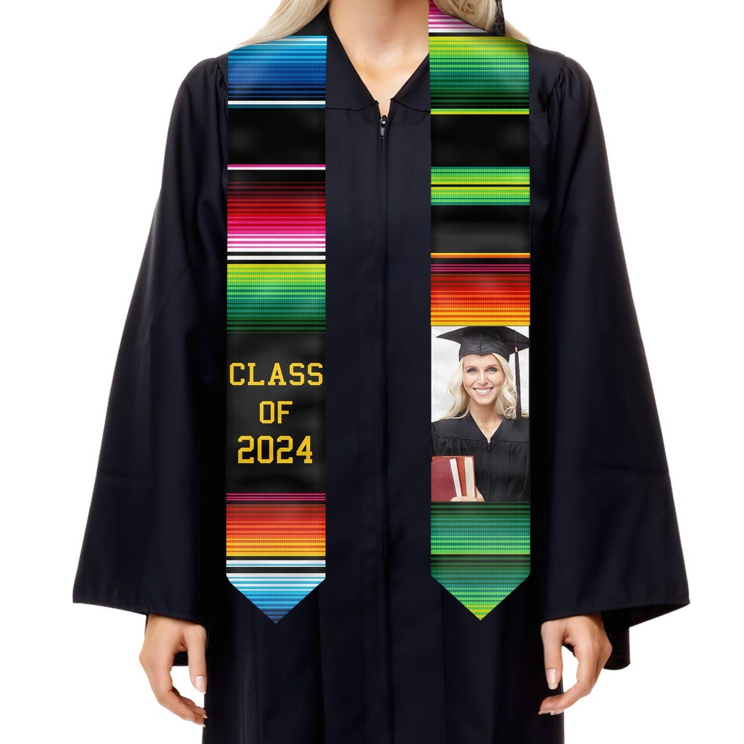 Personalized Congrats 2025 Graduation Stole, Custom Graduation Stole ...