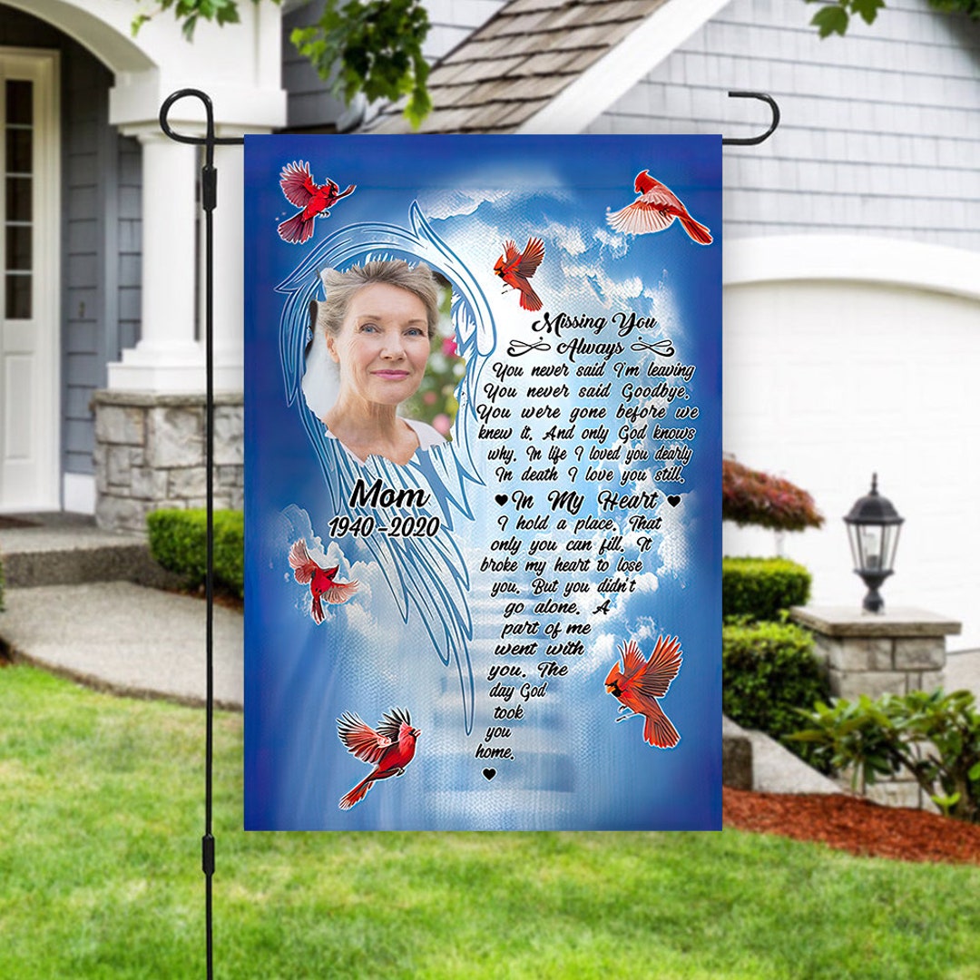 Personalized Memorial Garden Flag, Mother's Day Flag , Sympathy Flag ...
